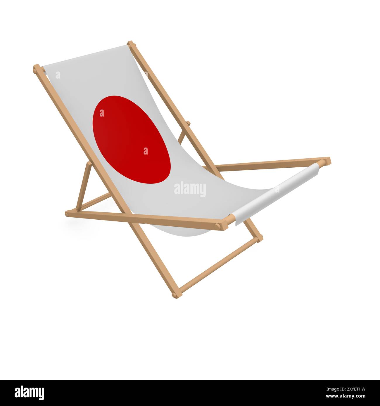 Japanese flag illustration Cut Out Stock Images & Pictures - Alamy