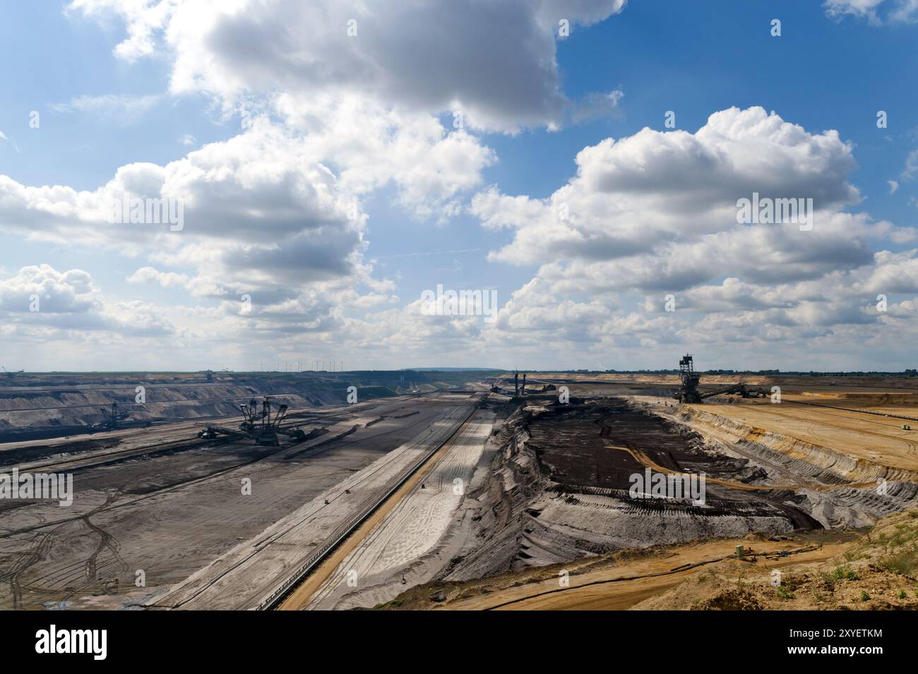 Garzweiler open-cast mine in summer 2010 Stock Photo - Alamy