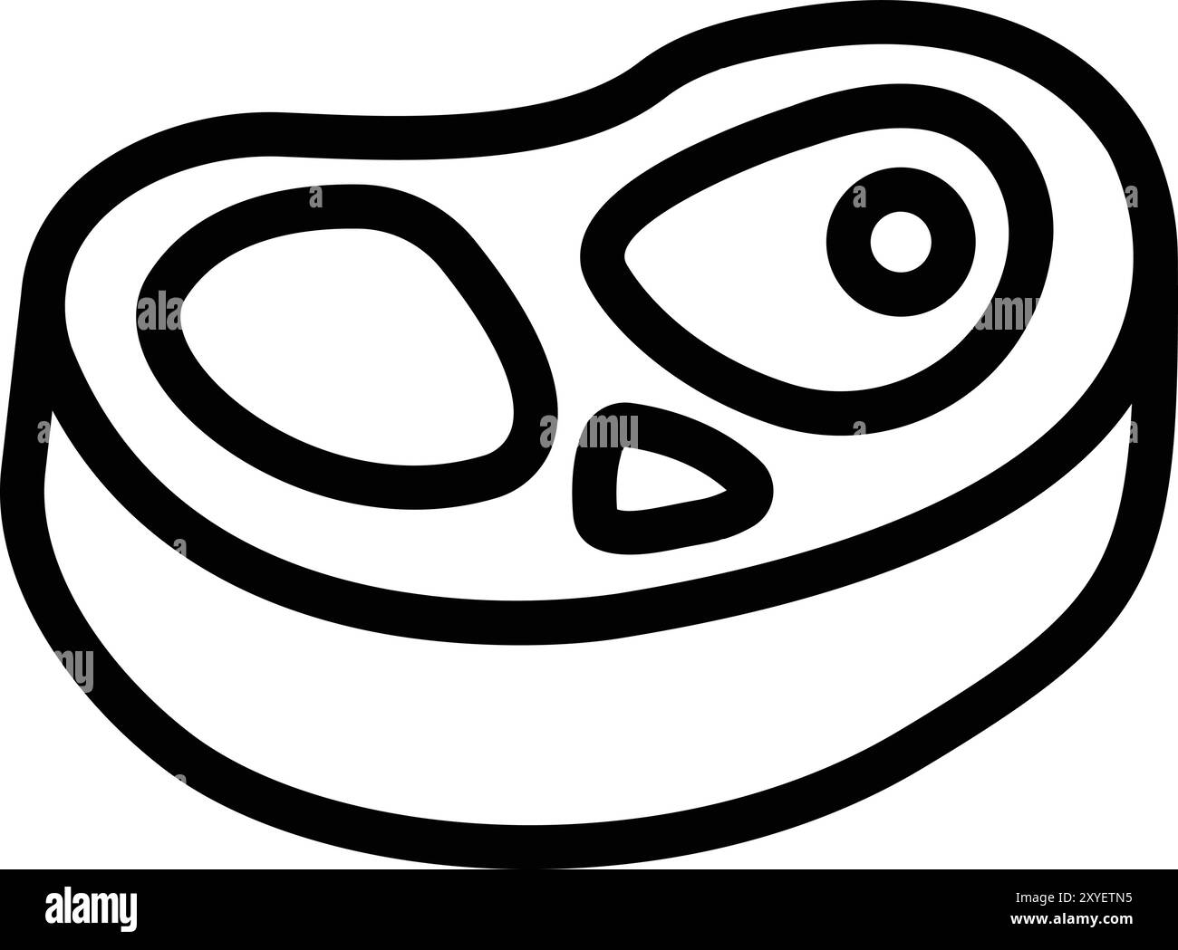 Meat Vector Icon Design Illustration Stock Vector Image & Art - Alamy