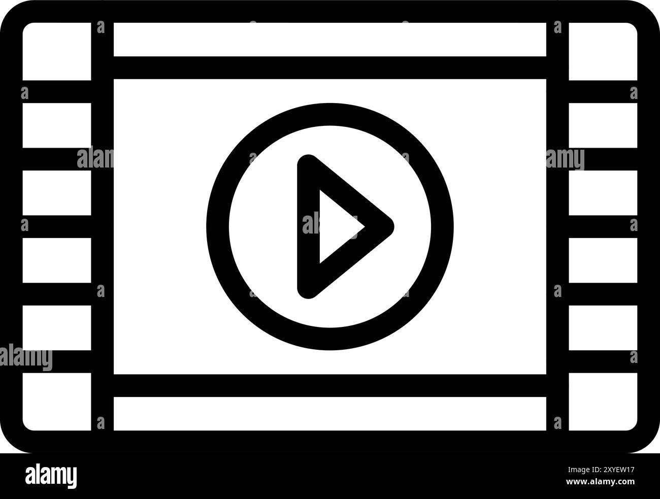 Video app illustration vector Stock Vector Images - Alamy