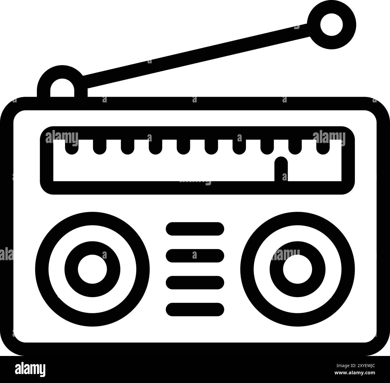 Radio 2 app Stock Vector Images - Alamy