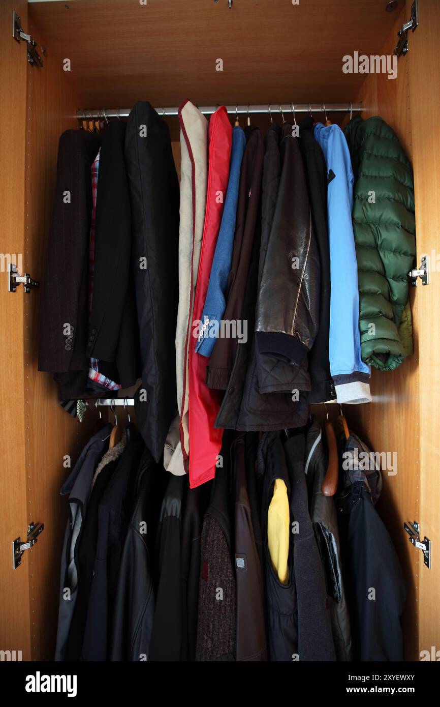 Open wardrobe hi-res stock photography and images - Alamy