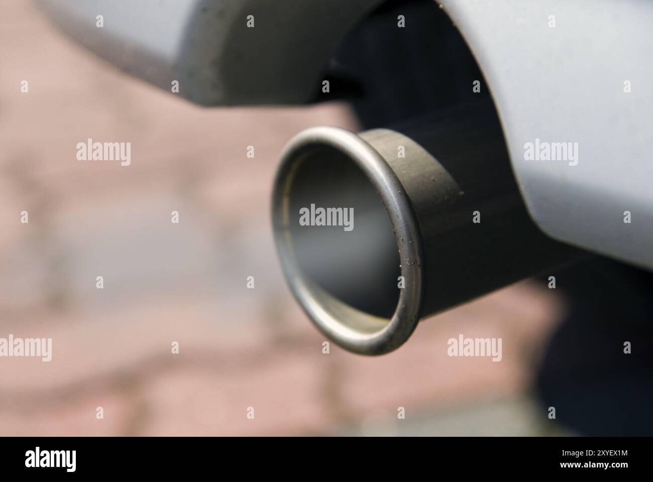 Exhaust pipe of a car Stock Photo - Alamy