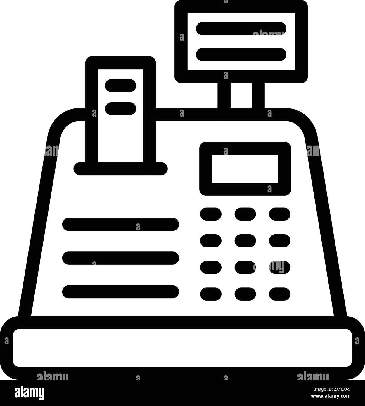 Cashier illustration Stock Vector Images - Alamy