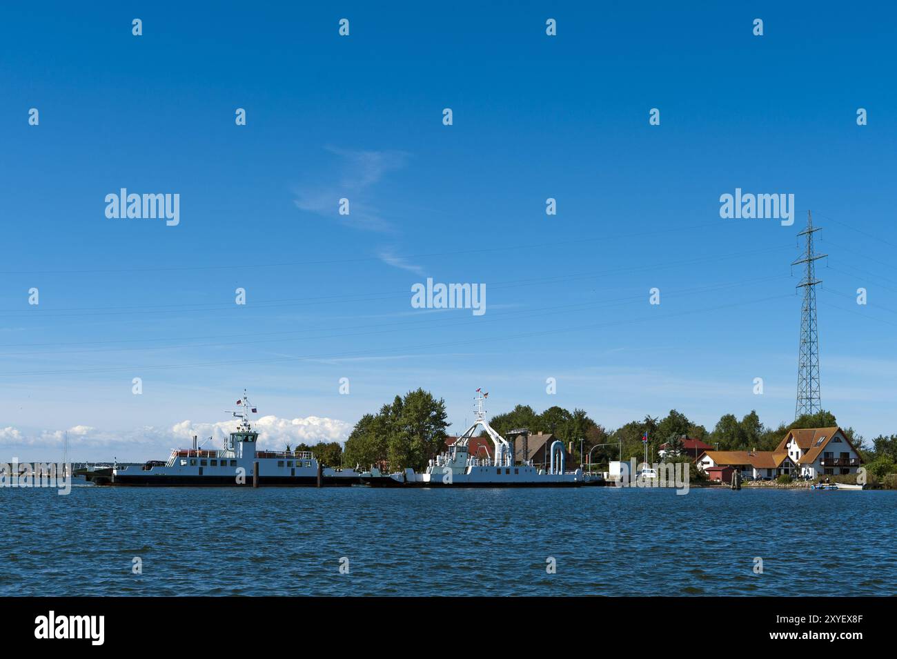 Wittow ferry on the island of Ruegen Stock Photo - Alamy