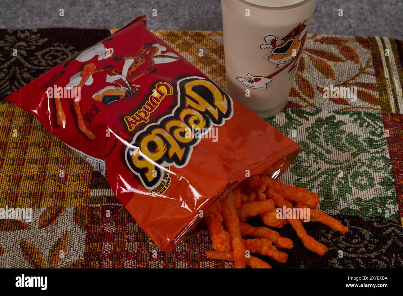 Slogans the cheese that goes crunch hi-res stock photography and images ...