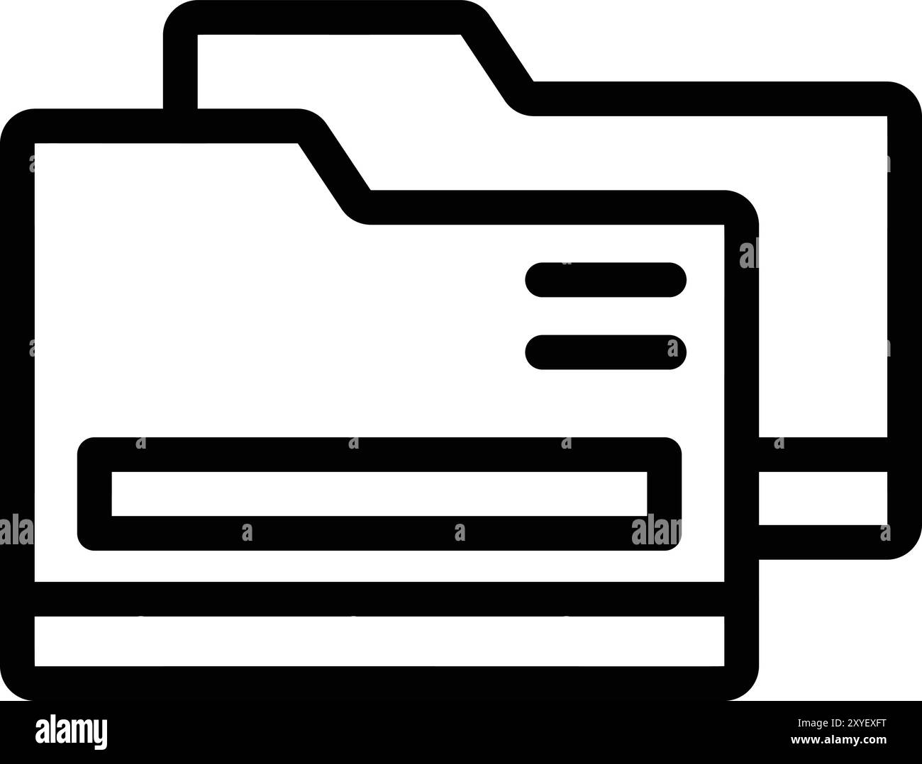 3d illustration folder icons hi-res stock photography and images - Alamy