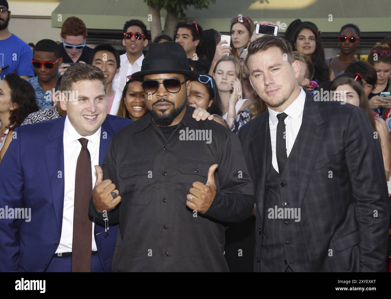 Channing Tatum, Ice Cube and Jonah Hill at the Los Angeles premiere of ...