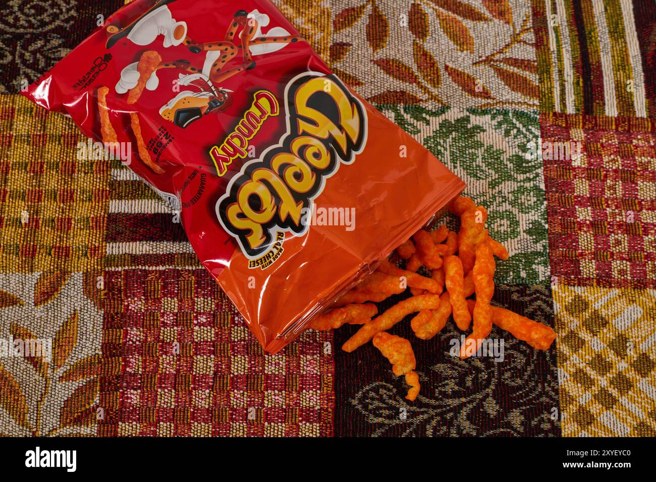 Slogans the cheese that goes crunch hi-res stock photography and images ...