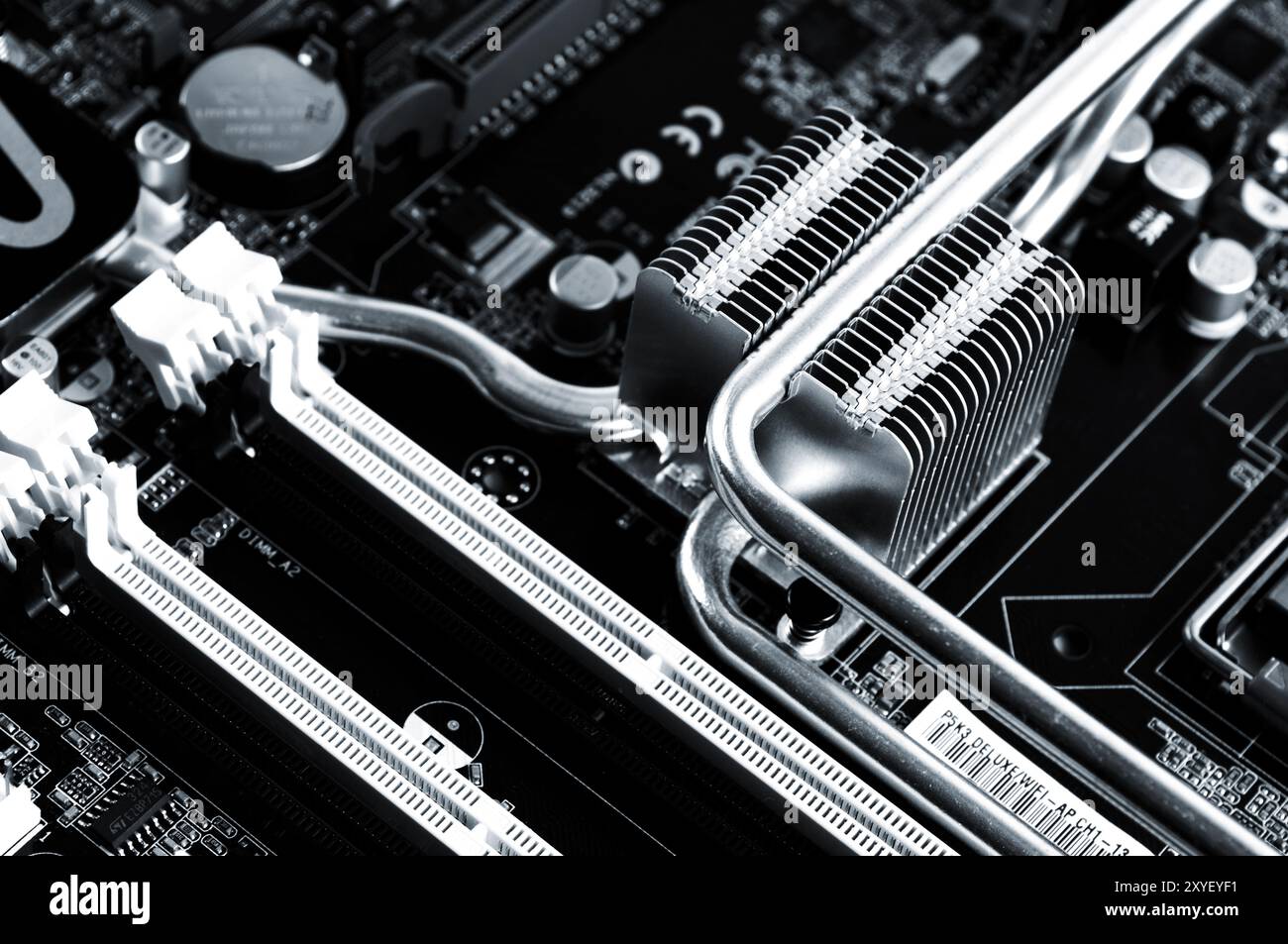 Motherboard computer details cooling memory hi-res stock photography ...