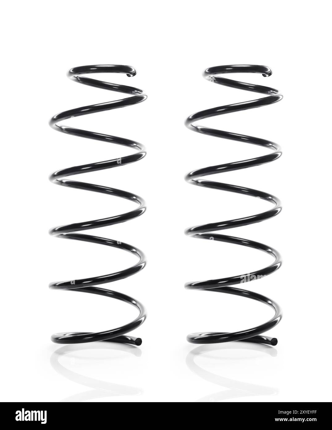 Volvo auto parts Front Suspension Coil Springs automotive part isolated ...