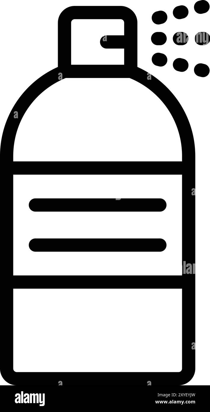 Paint can isolated vector vectors Black and White Stock Photos & Images ...