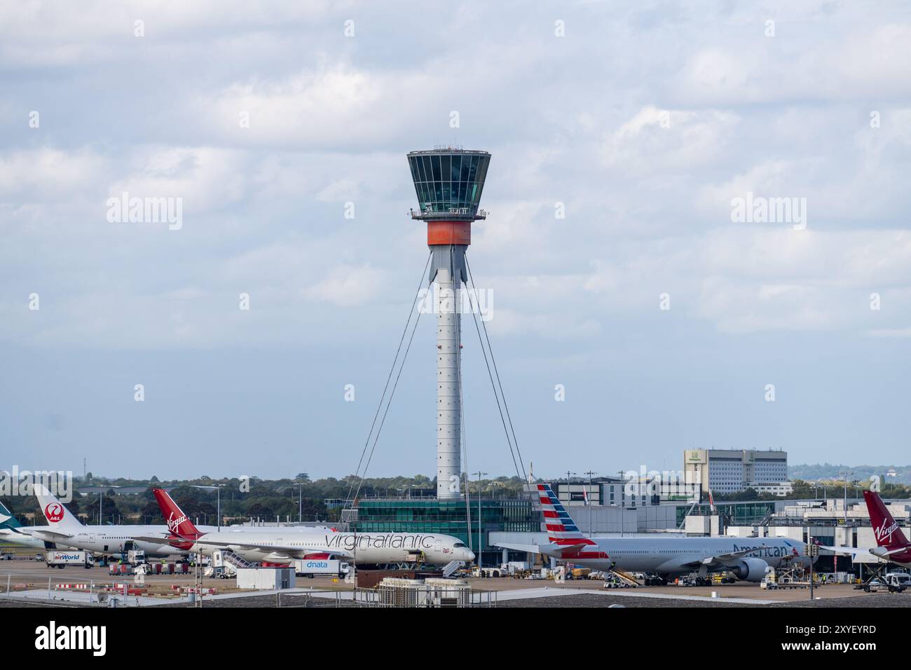 London Heathrow Control Tower Stock Photo - Alamy
