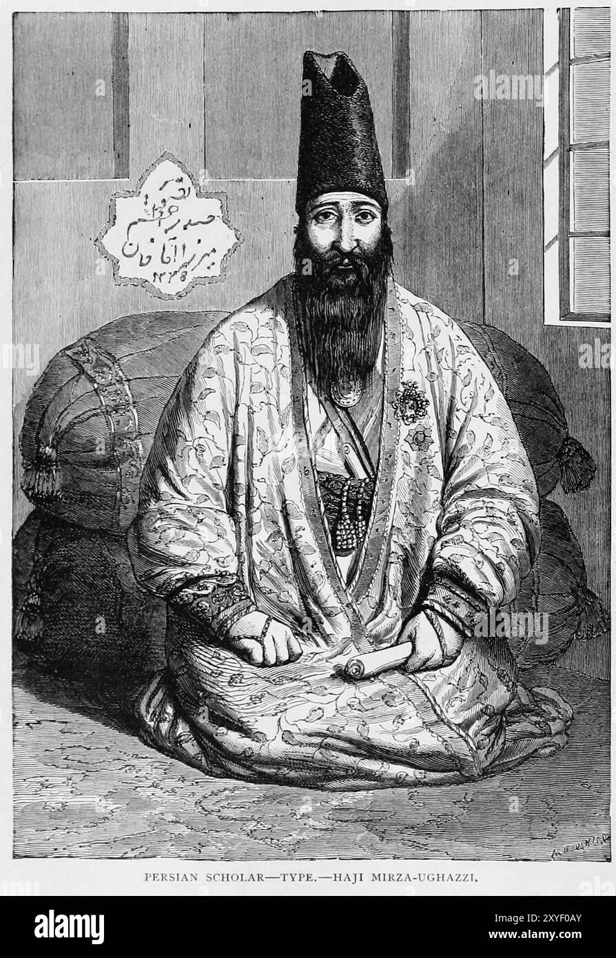 Persian Scholar - Haji Mirza Ughazzl Mirza Beg Asadullah Khan (1797–1869), also known as Mirza ...