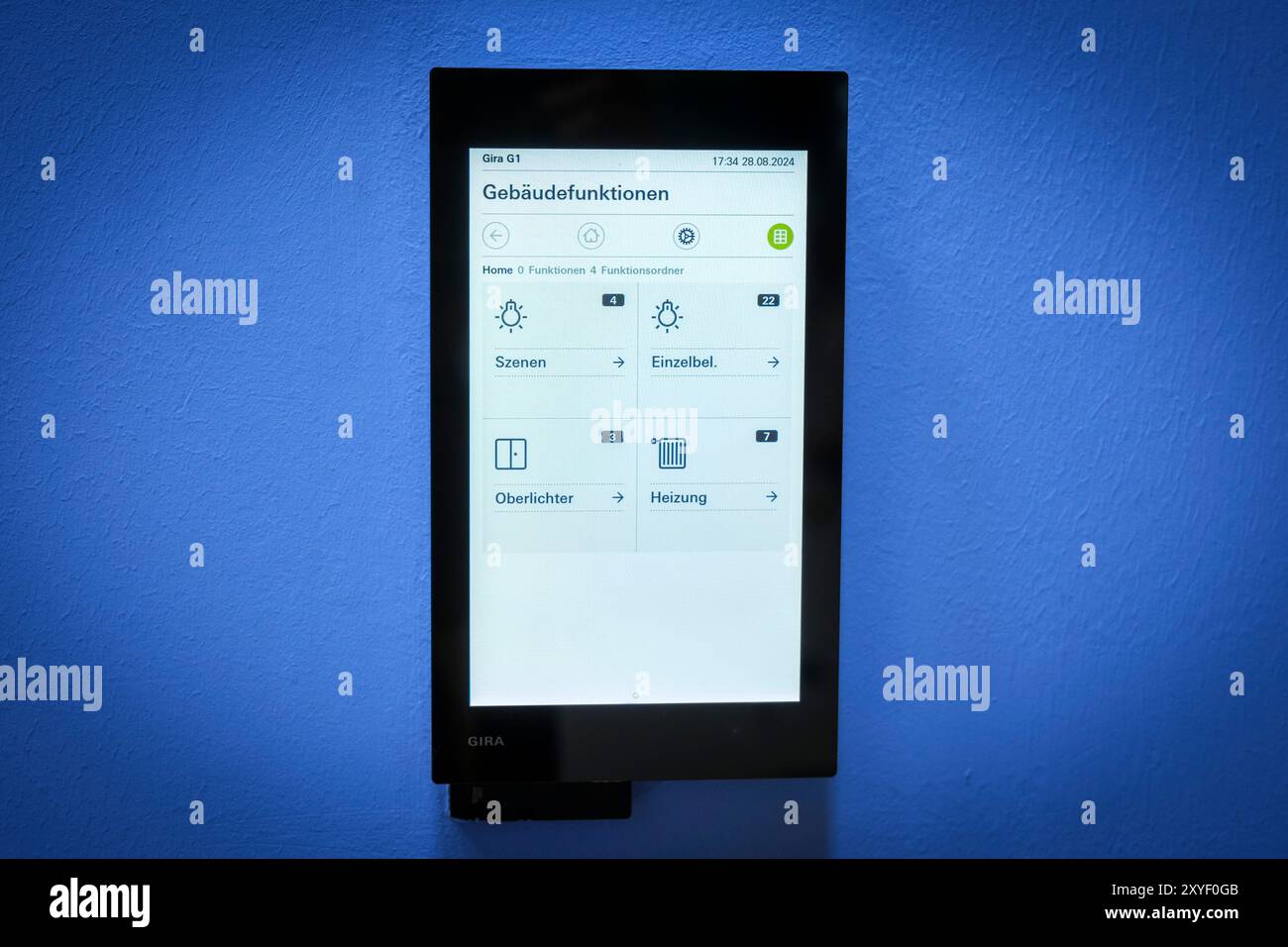 Smart home control in an office building Stock Photo - Alamy