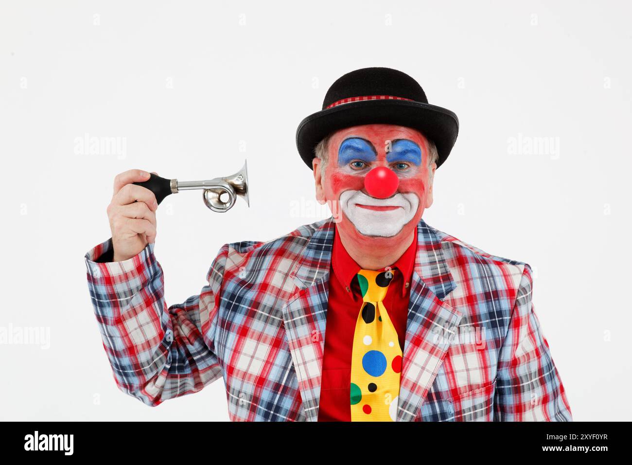 Elderly clown man senior hi-res stock photography and images - Alamy