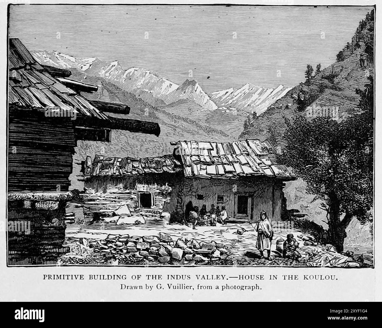 Primitive building of the Indus Valley House of the Koulou from volume ...