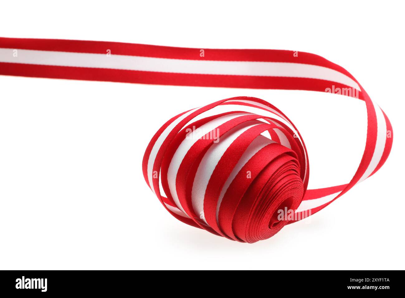 Ribbon in colors of Austrian flag isolated on white Stock Photo - Alamy