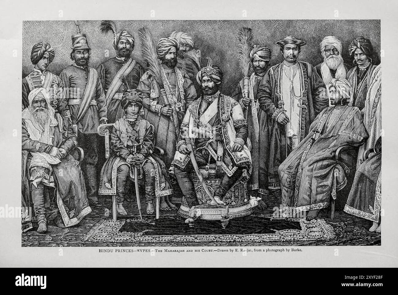 Hindu Princes - The Maharajah and his court Caste and Race Divisions ...