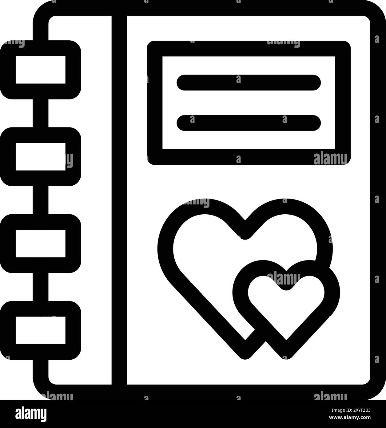 Diary Vector Icon Design Illustration Stock Vector Image & Art - Alamy