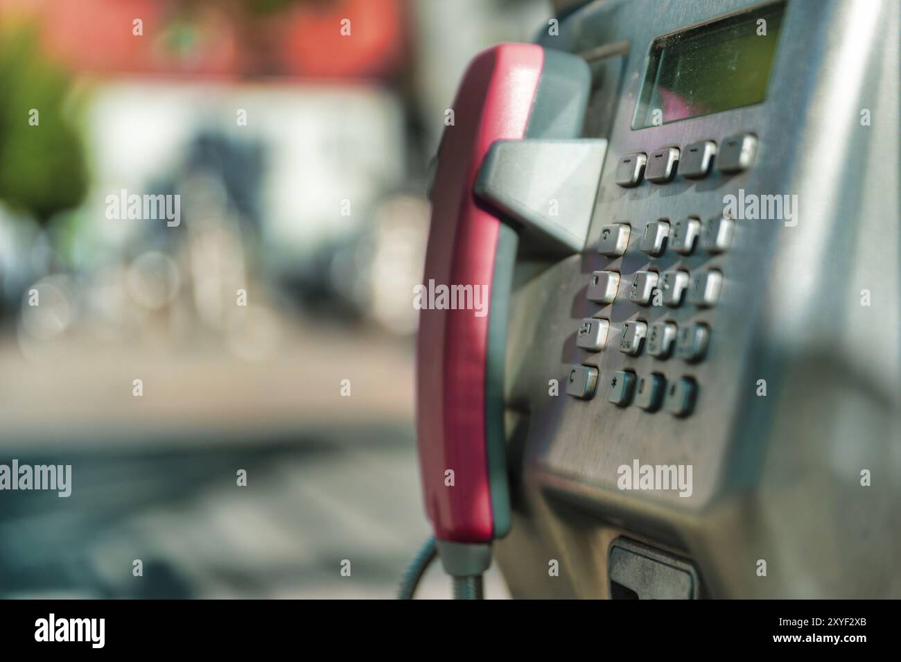 Old telephone system on the market square Stock Photo - Alamy