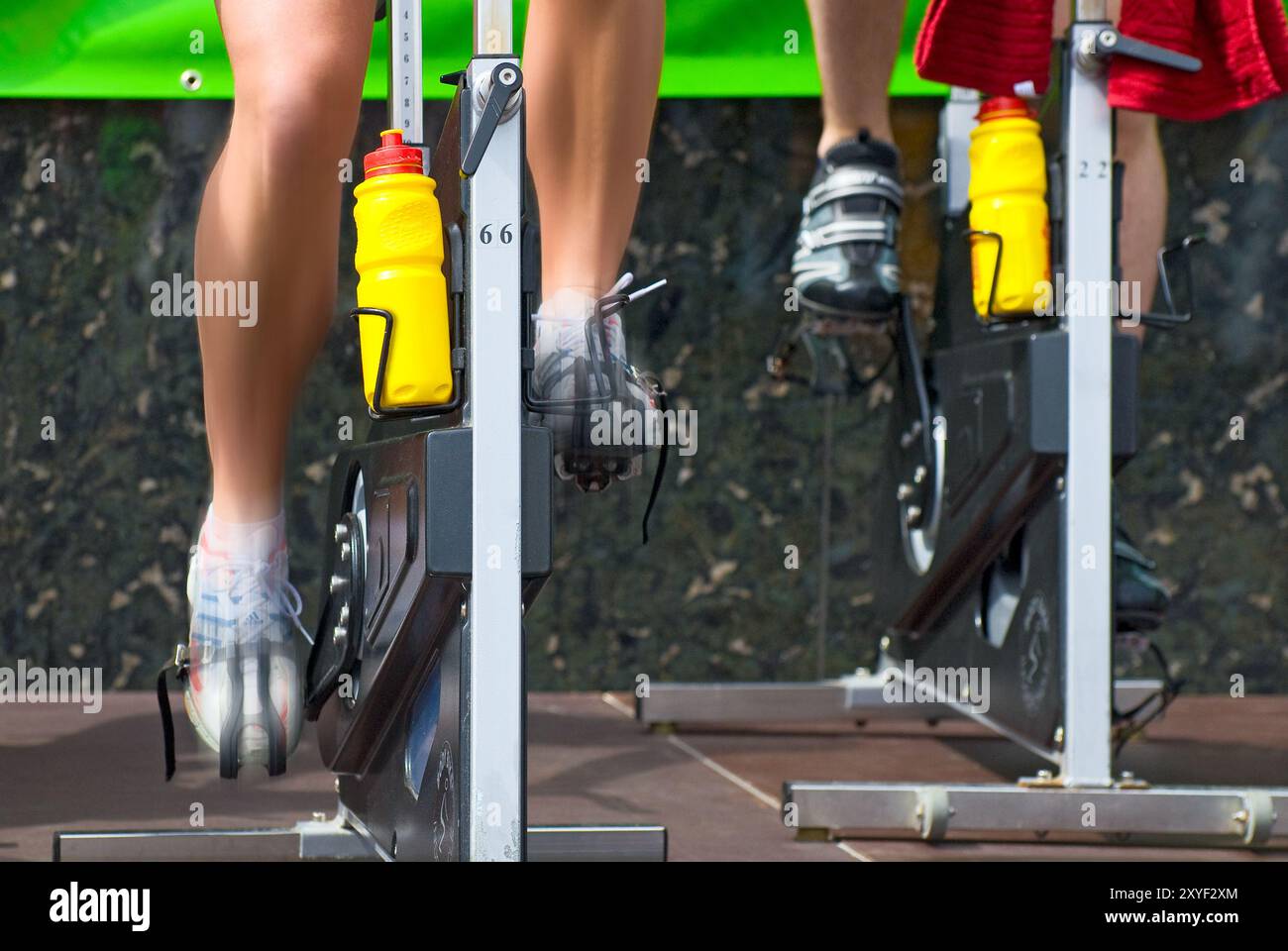 Legs during spinning Stock Photo - Alamy