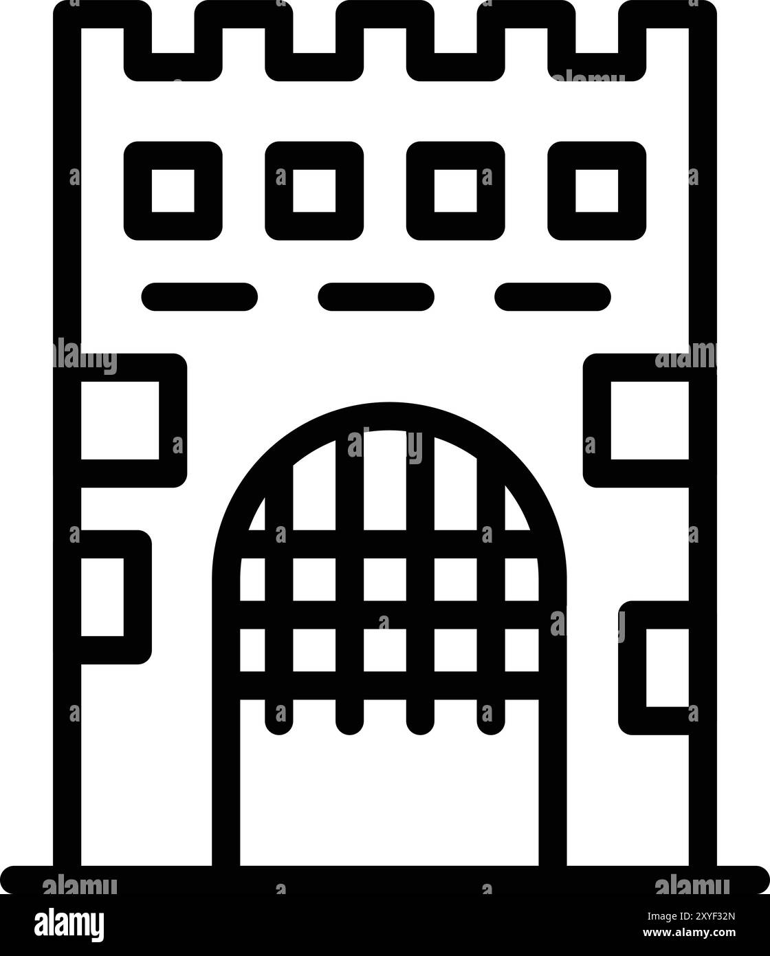 Medieval gate Vector Icon Design Illustration Stock Vector Image & Art ... Medieval gate Vector Icon Design Illustration Stock Vector Image & Art ...