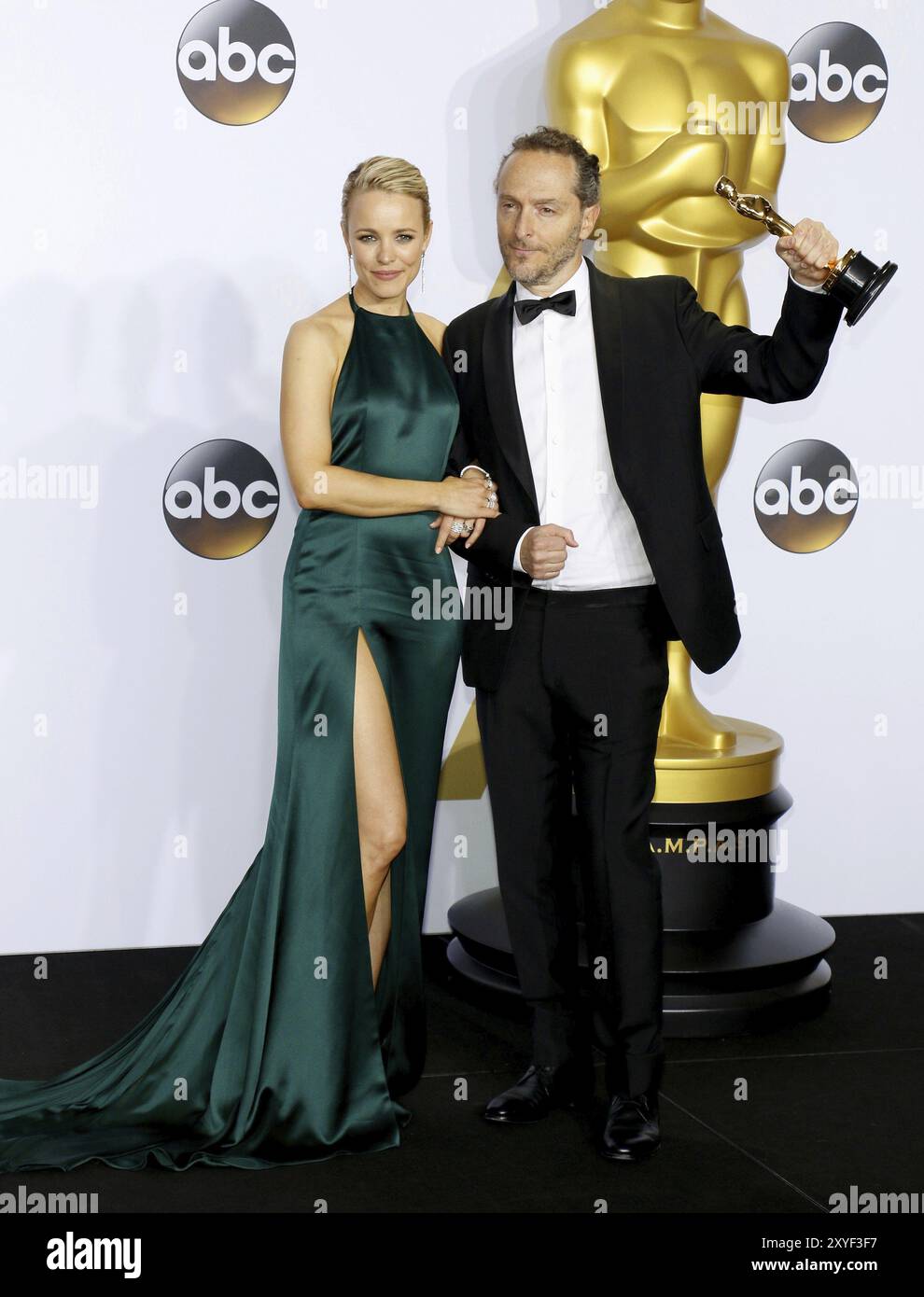 Rachel McAdams and Emmanuel Lubezki at the 88th Annual Academy Awards ...