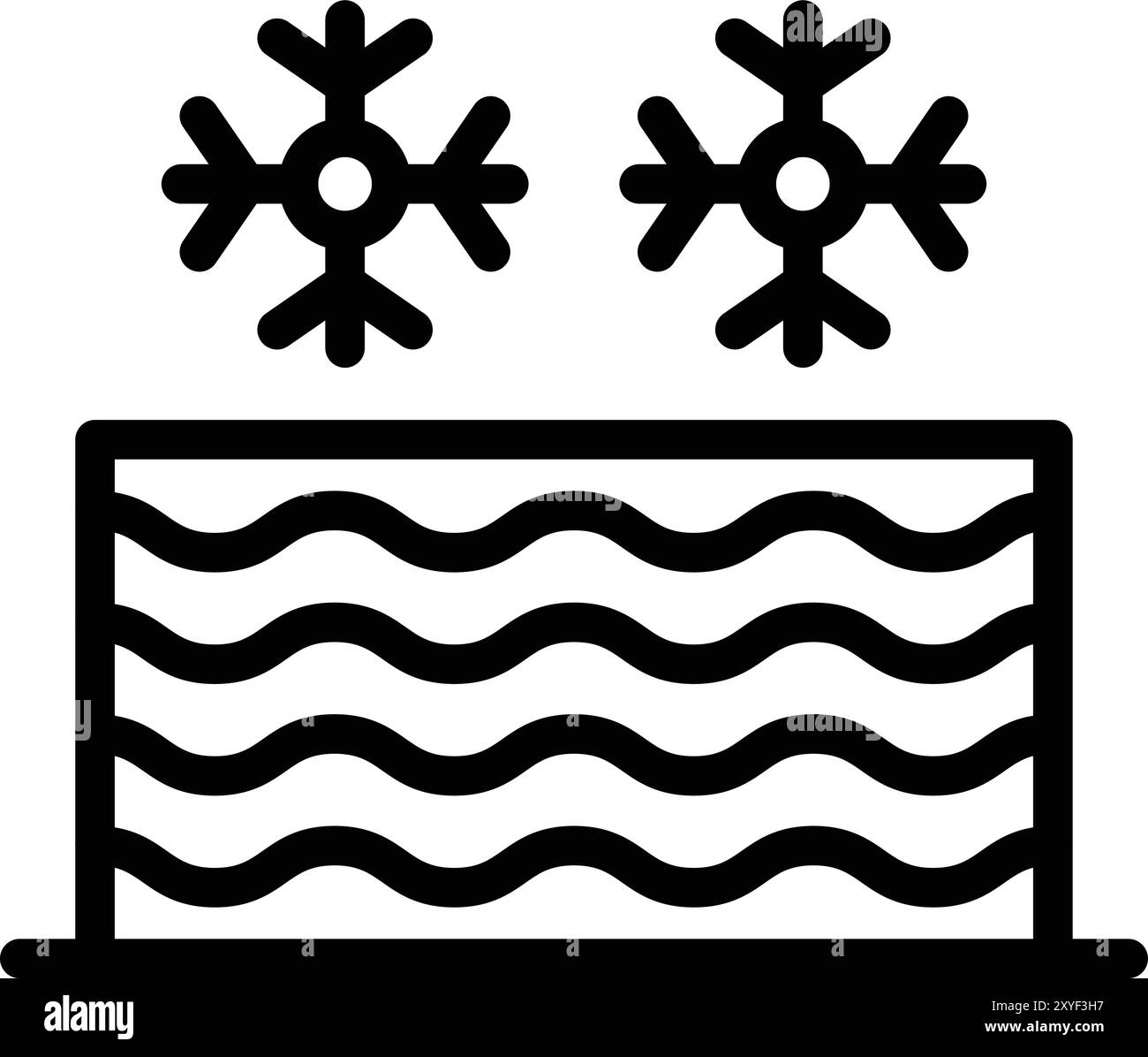 Editable vector design water Black and White Stock Photos & Images - Alamy