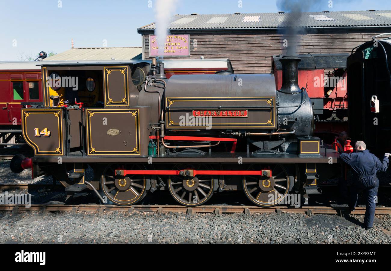 UK, England, Kent, Tenterden Town Station on the Kent and East Sussex ...