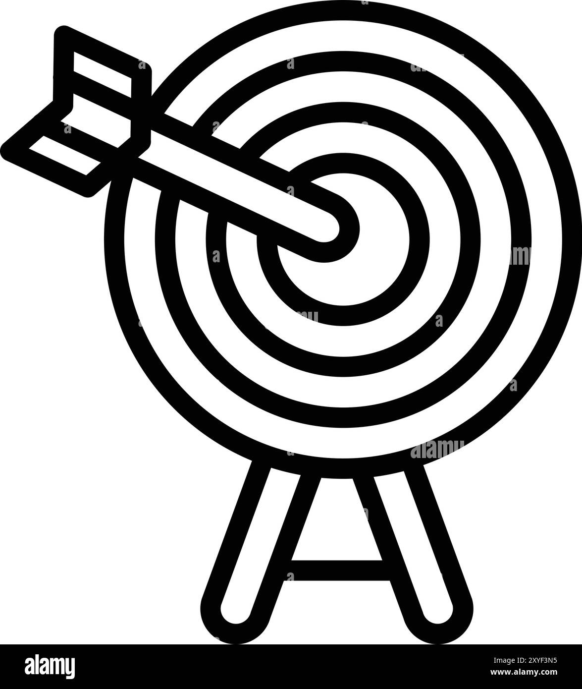 Target archery icon set Cut Out Stock Images & Pictures - Alamy