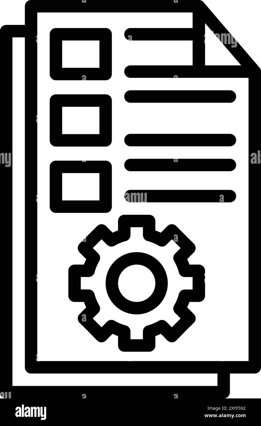 Oversight symbol Stock Vector Images - Alamy