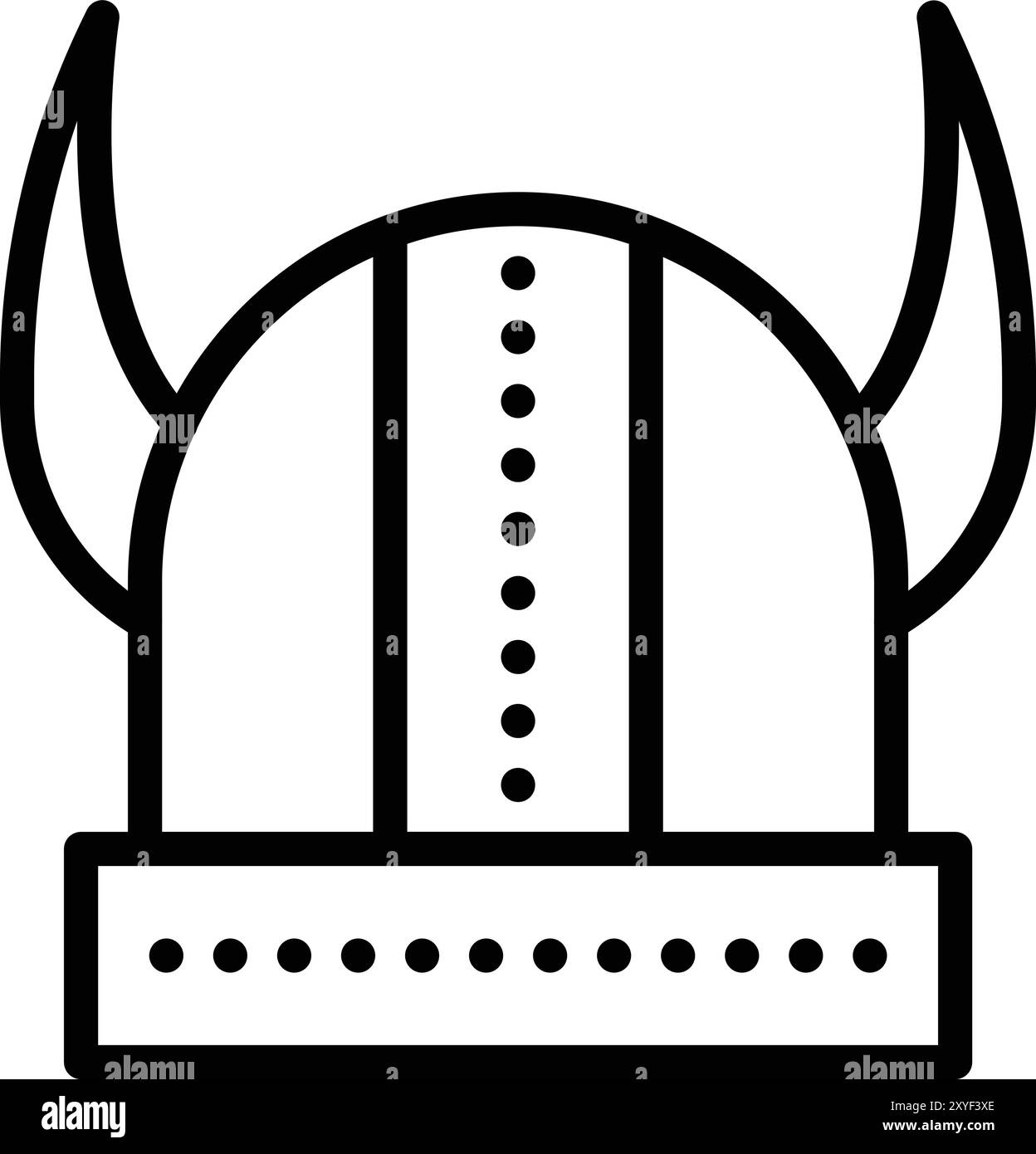 Viking helmet isolated Black and White Stock Photos & Images - Alamy