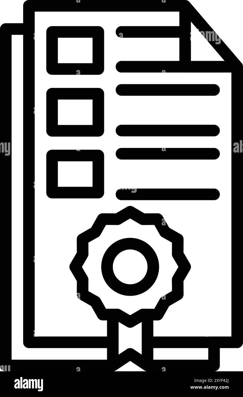 Important Documents Vector Icon Design Illustration Stock Vector Image ...