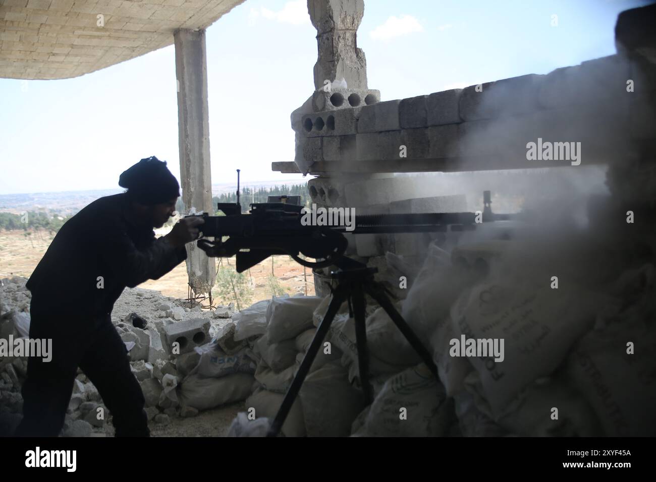 Clashes between the Mujahedeen army (a faction of the Free Syrian Army ...