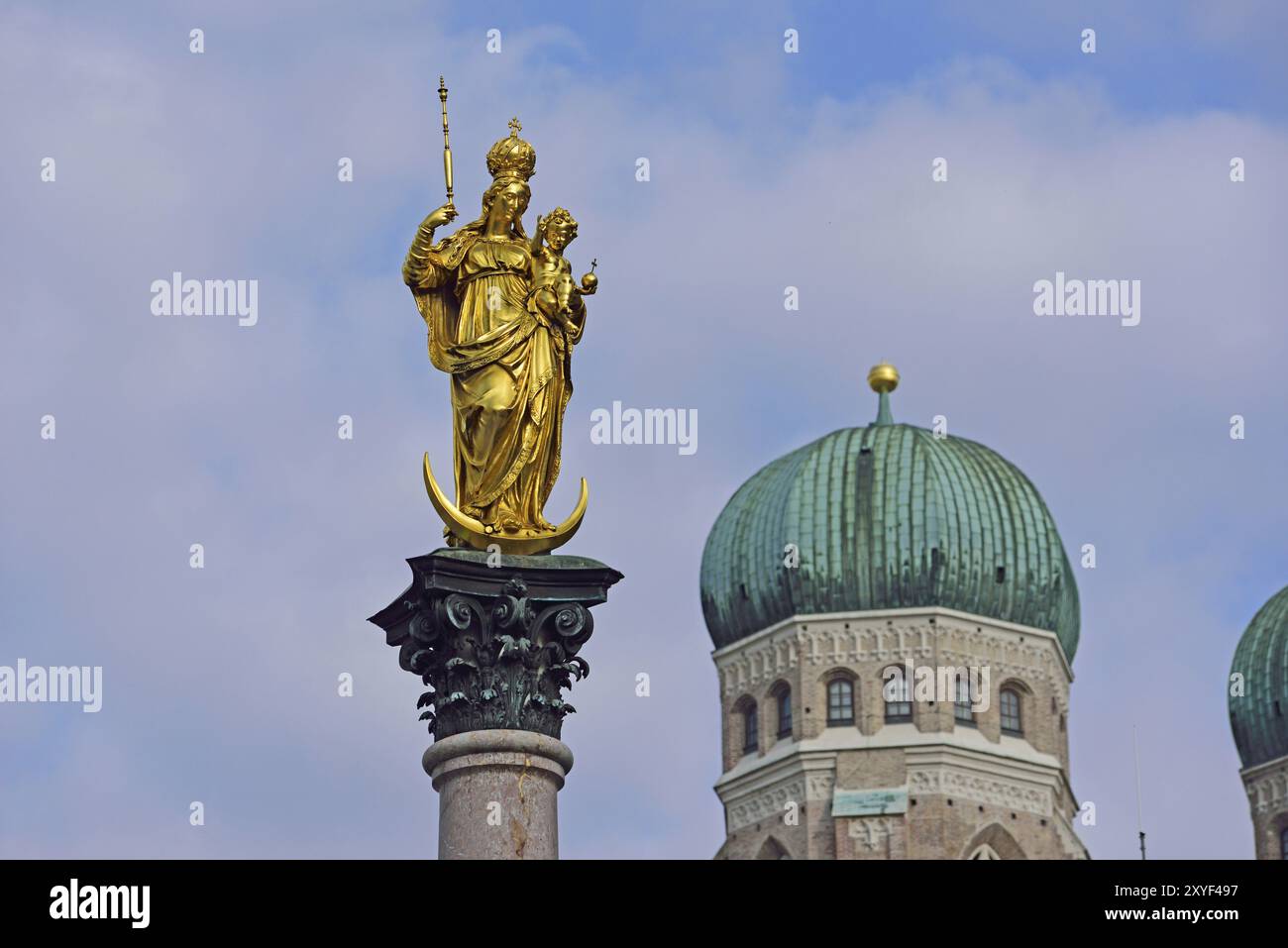 Europe, Germany, Bavaria, state capital Munich, City, Marienplatz ...