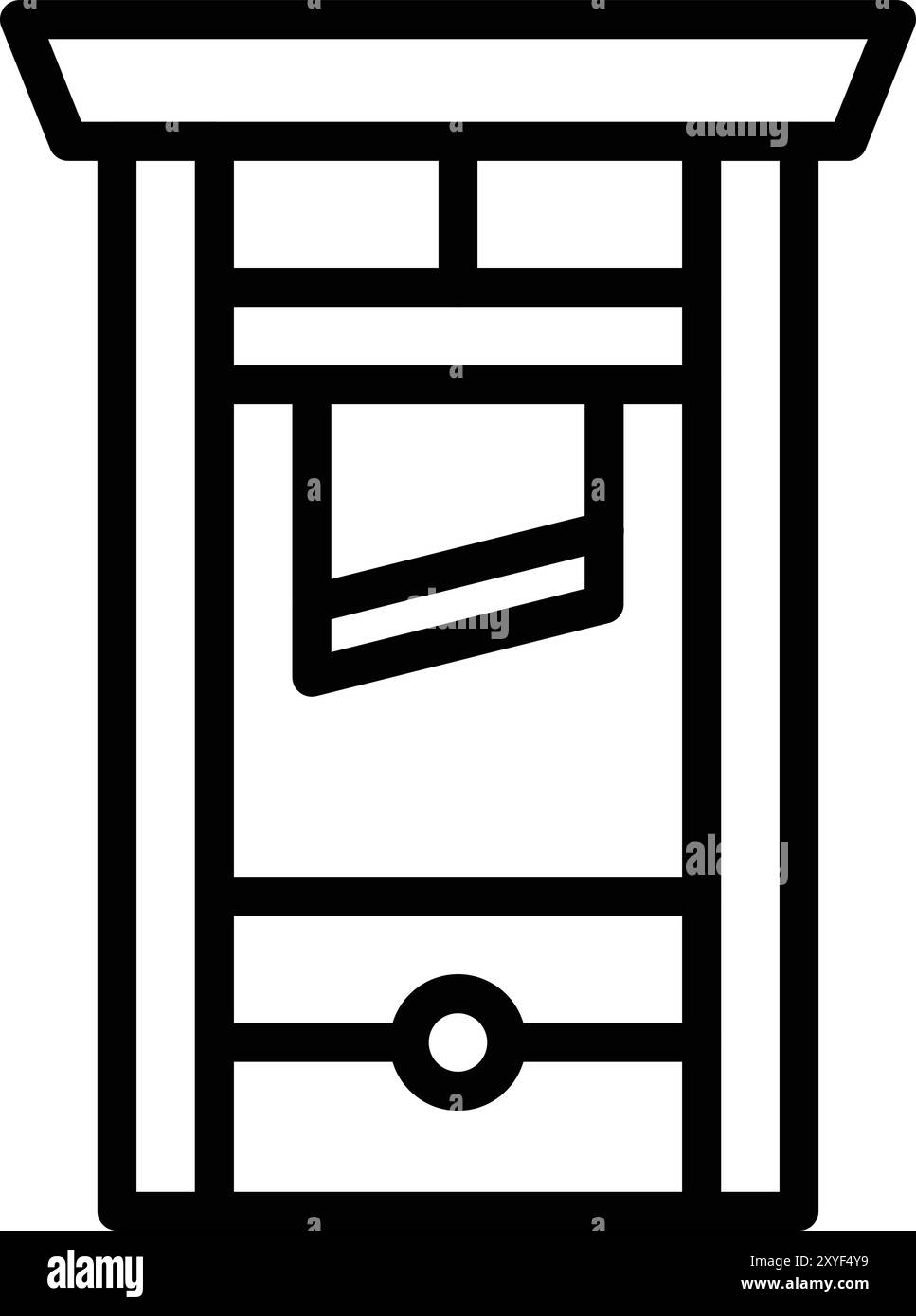 Guillotine clipart hi-res stock photography and images - Alamy