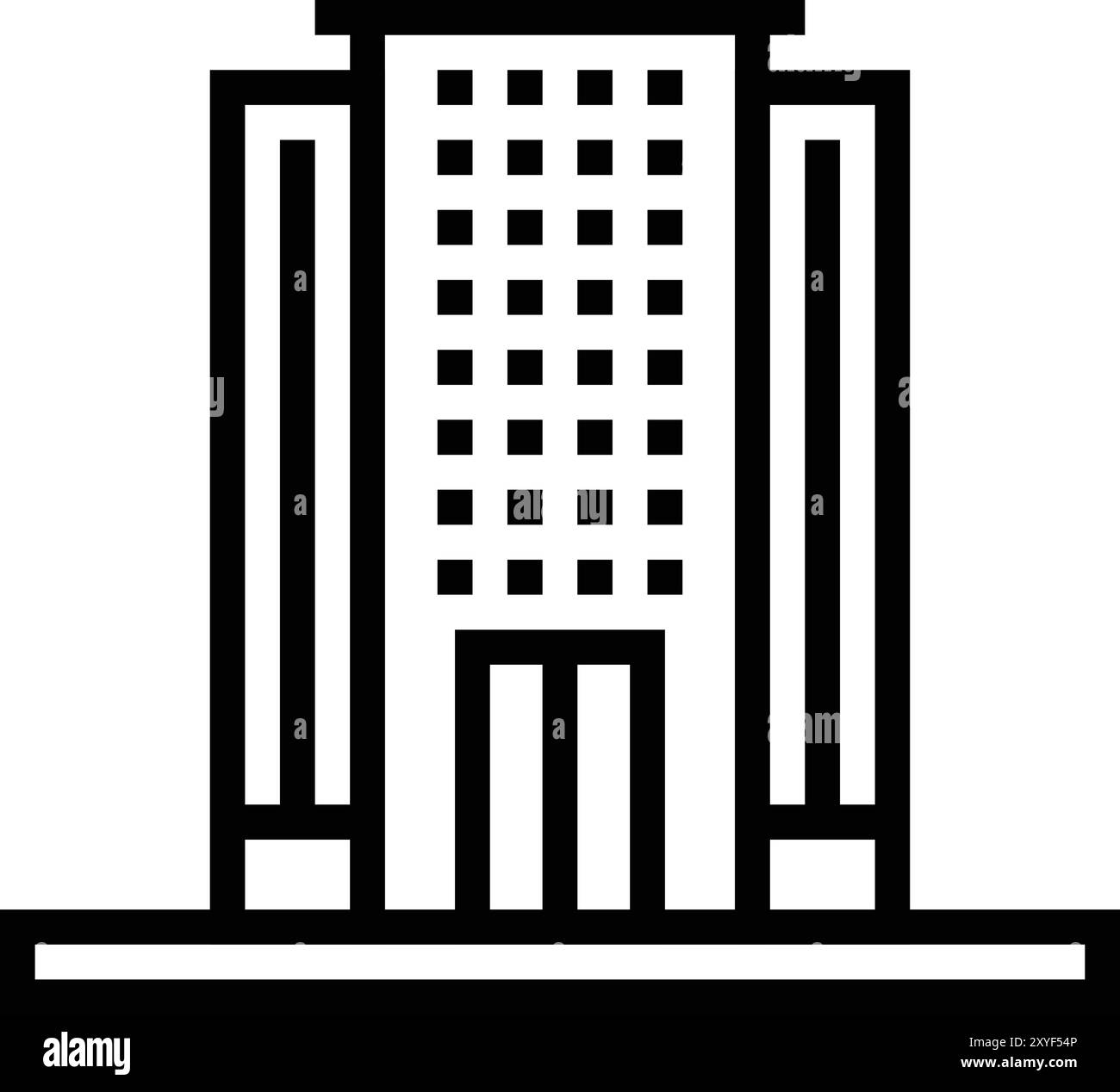 Hotel Vector Icon Design Illustration Stock Vector Image & Art - Alamy