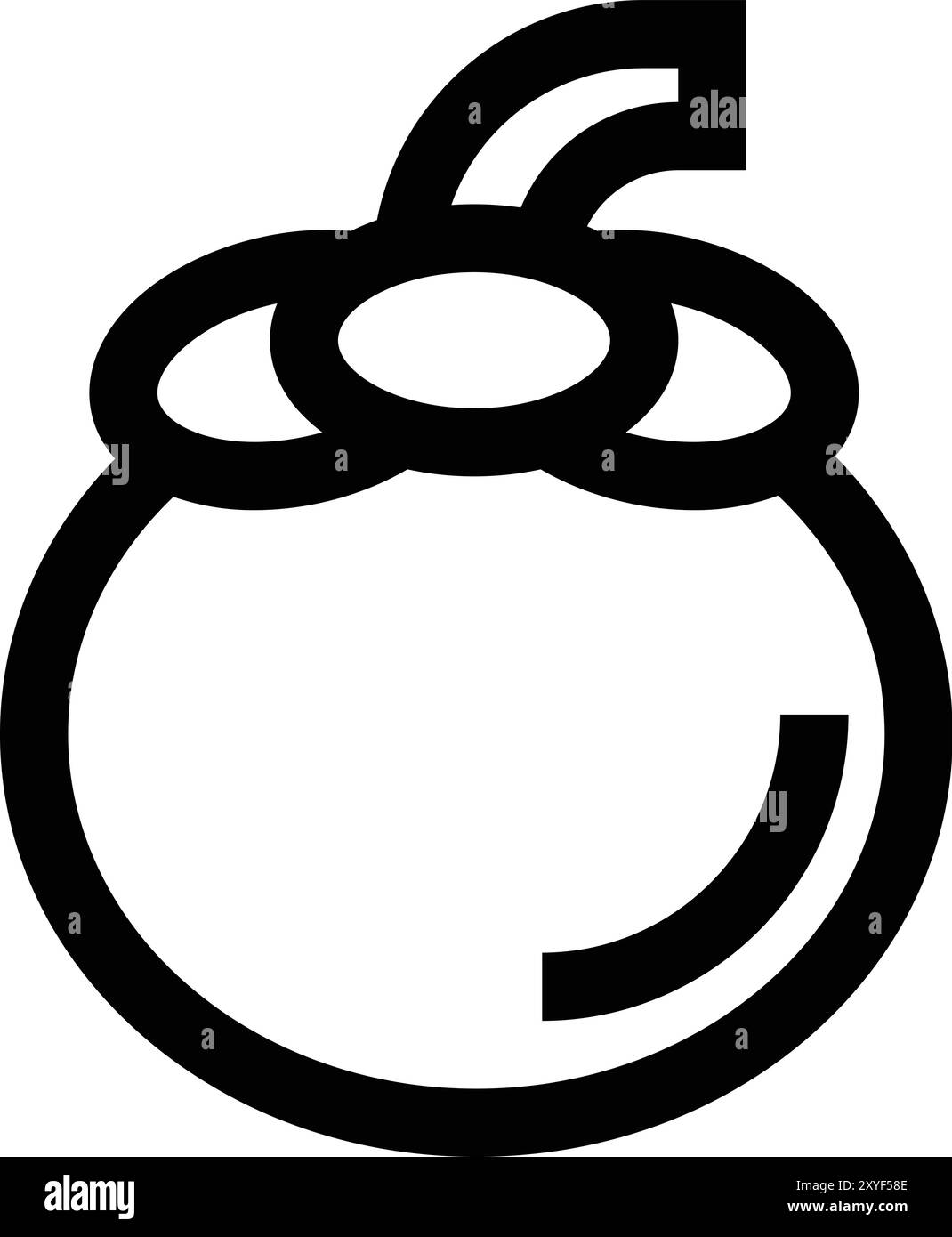 Fruit mangosteen Black and White Stock Photos & Images - Alamy