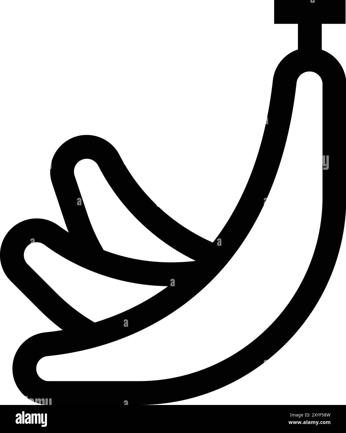 Editable banana vector hi-res stock photography and images - Alamy