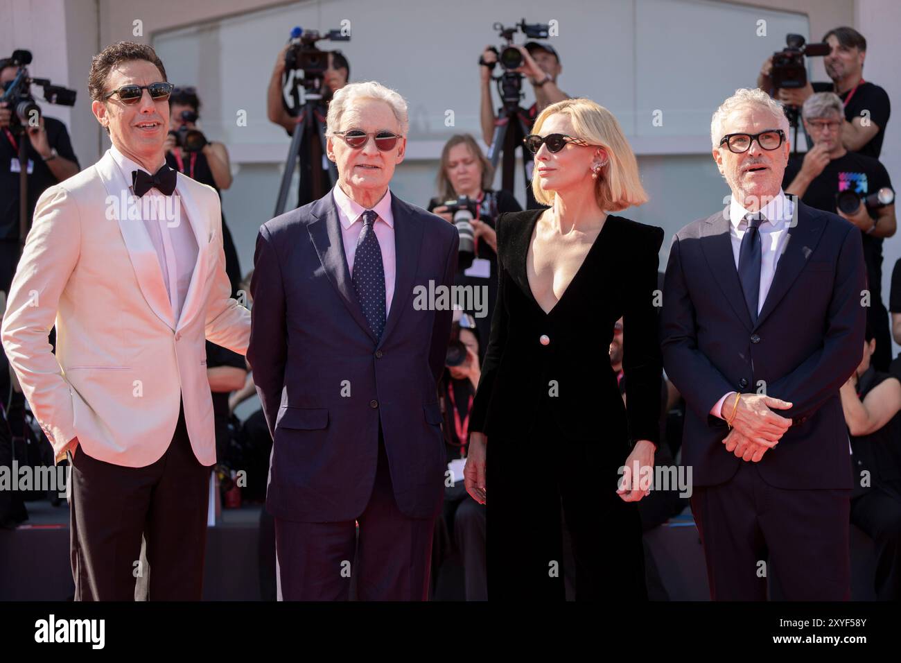 Lido di Venezia, Italy, August 29, 2024 - Sacha Baron Cohen, Kevin ...