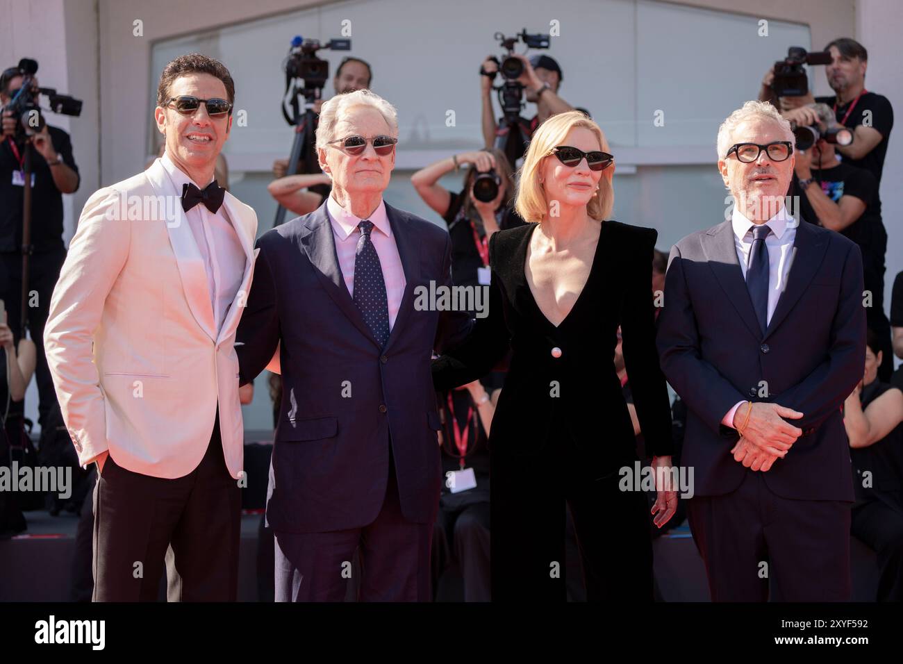 Lido di Venezia, Italy, August 29, 2024 - Sacha Baron Cohen, Kevin ...