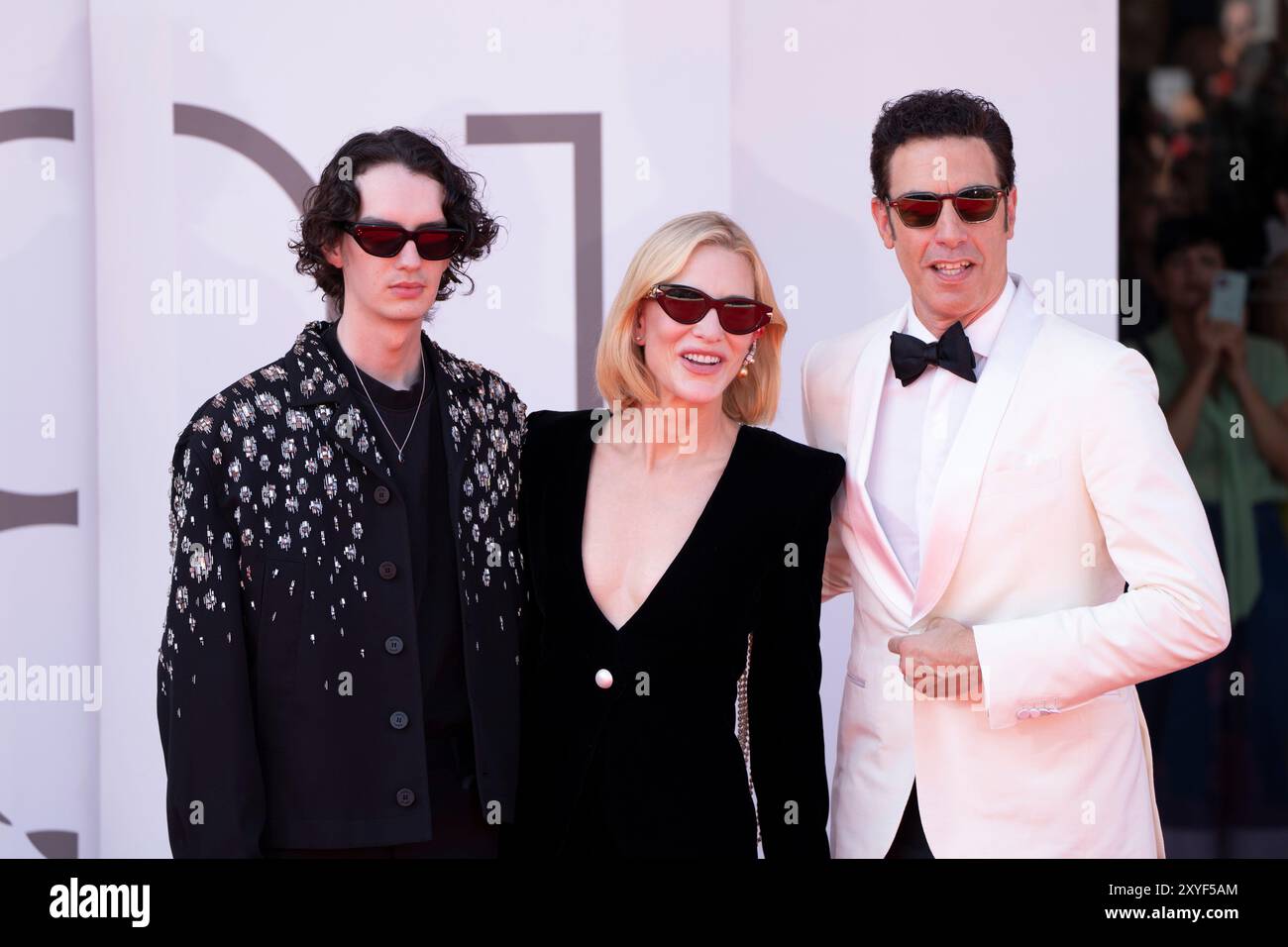 Lido di Venezia, Italy, August 29, 2024 - Kodi Smith McPhee, Cate ...