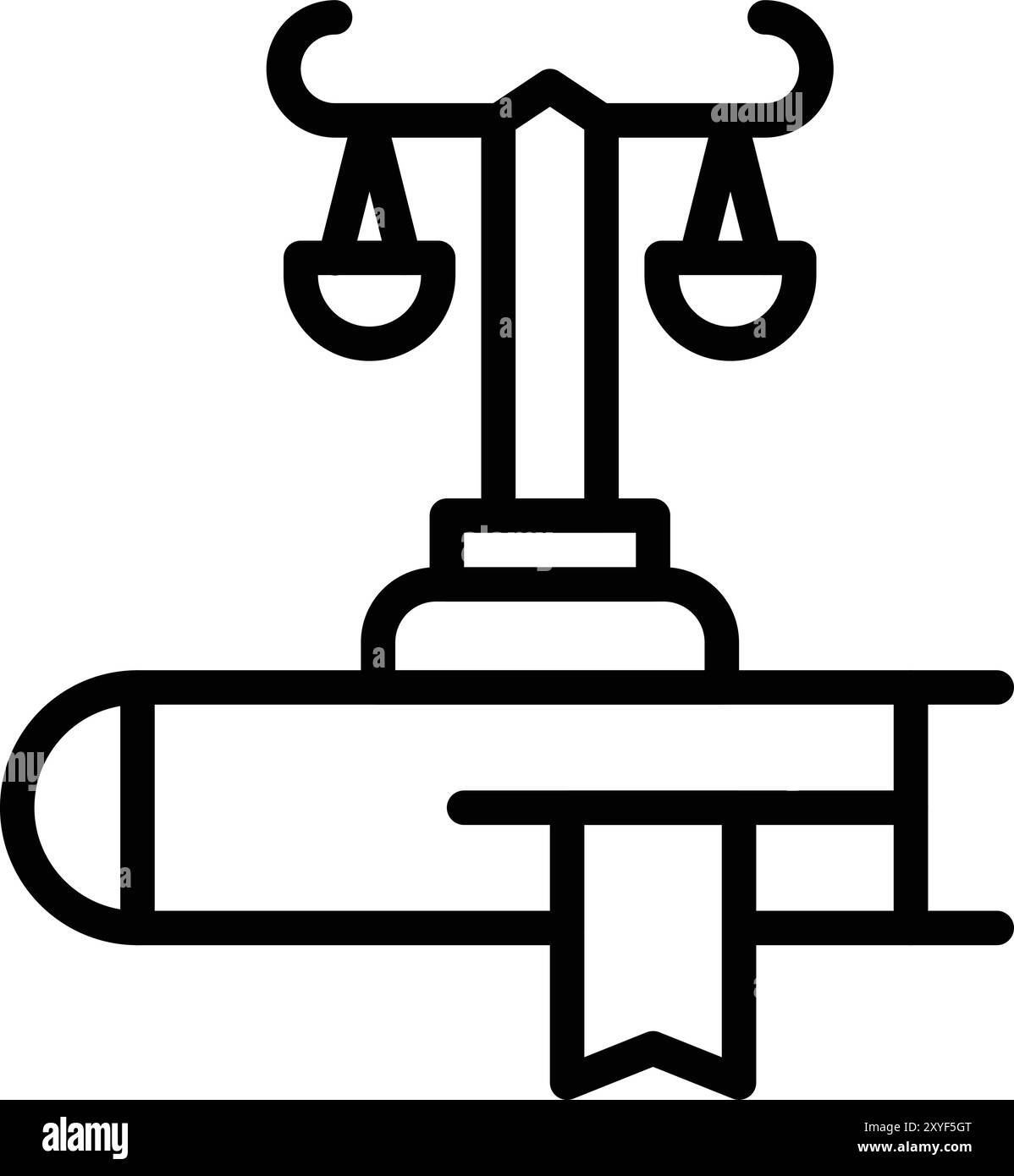 Law Vector Icon Design Illustration Stock Vector Image & Art - Alamy