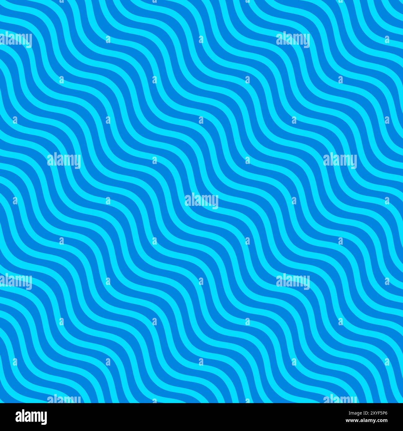 Wave seamless texture, black lines on white background. Vector Stock ...