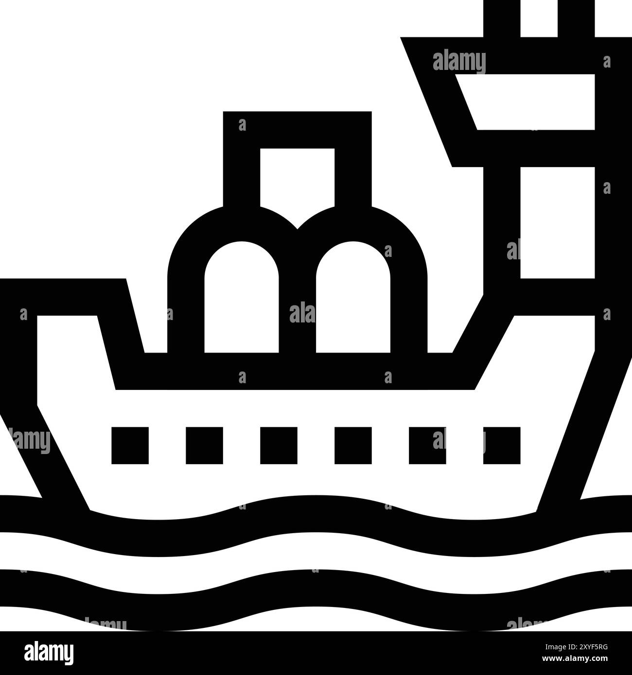 Drilling Boat Vector Icon Design Illustration Stock Vector Image And Art Alamy