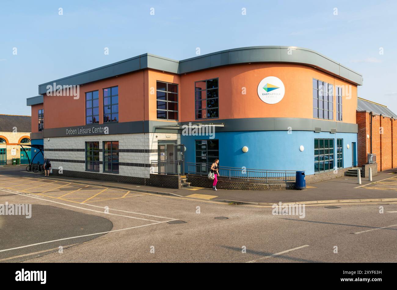 Deben leisure centre, East Suffolk council building, Woodbridge ...