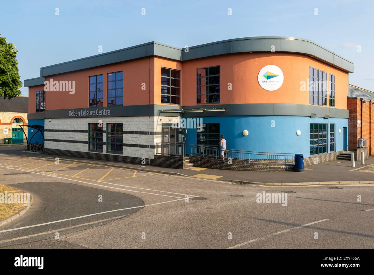 Deben leisure centre, East Suffolk council building, Woodbridge ...