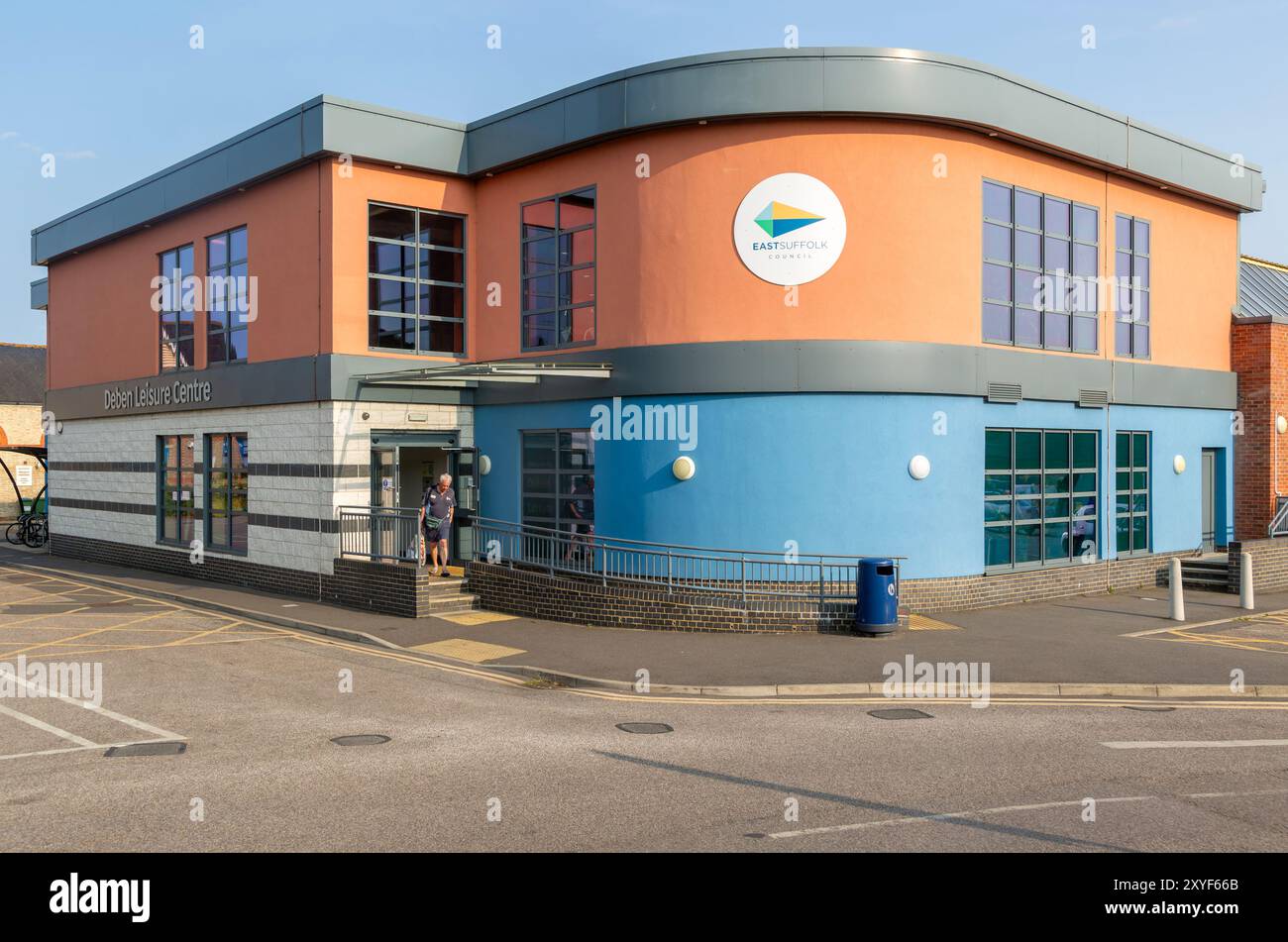 Deben leisure centre, East Suffolk council building, Woodbridge ...