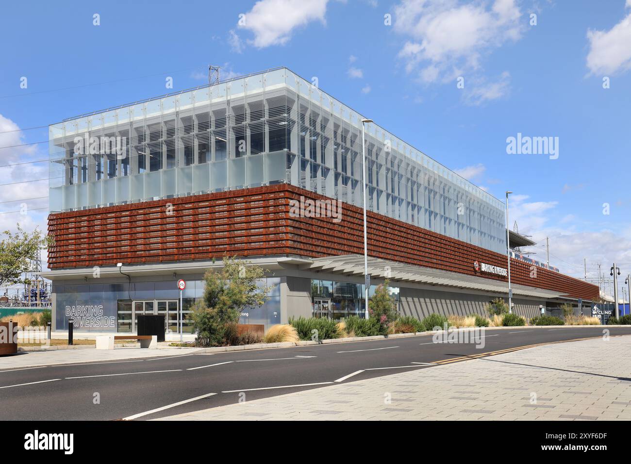 The newly completed Barking Riverside Station in east London, UK. Part ...